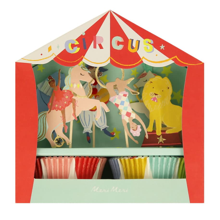 Meri Meri Cupcake Kit Cirkus - Til 24 stk cupcakes – Ovellie