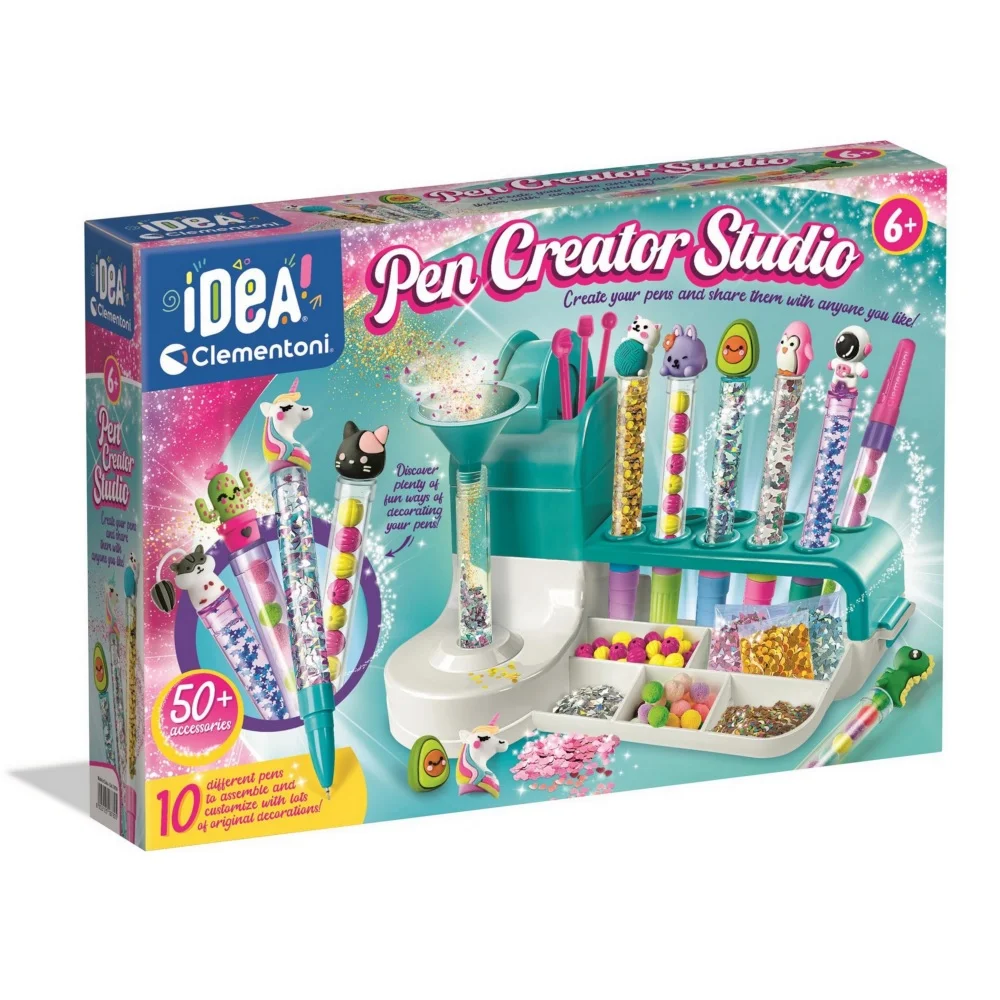 Clementoni Kreasæt Pen Creator Studio - Inkl. 10 Kuglepenne!